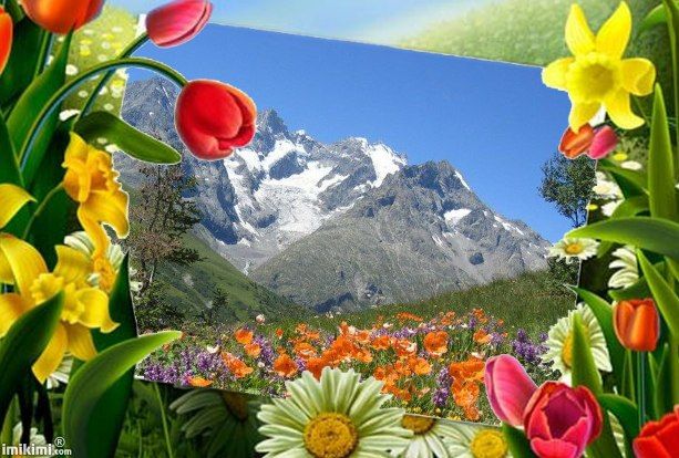 voici le beau temps du printemps